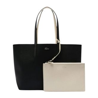 Lacoste Femme, Sacs, Noir, Taille: ONE Size Anna Reversible Tote