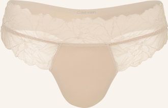 Calvin Klein String Perfectly Fit Lace beige