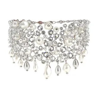 Swarovski Femme, Accessoires, Gris, Taille: ONE Size Constella Choker