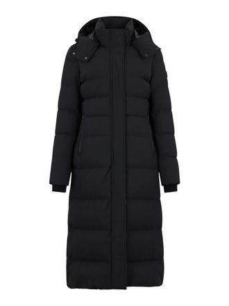 Moose Knuckles Knielanger Mantel - Schwarz