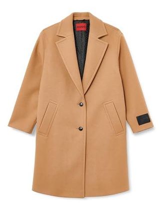 HUGO BOSS Matea-1 Manteau, Open Brown, 46 Women
