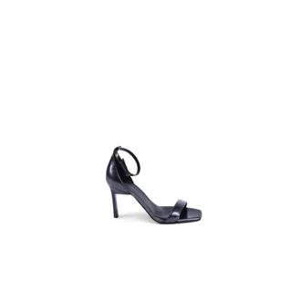 Calvin Klein Leder-Stiletto-Sandalen - - Shoes - Damen - Schwarzk - 41 EU