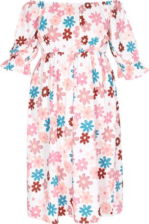 Mymo Kleid in gro&szlig;en Gr&ouml;&szlig;en Frauen Wei&szlig;