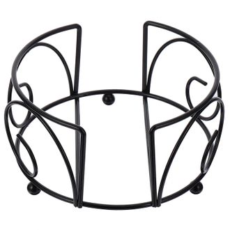 Artibetter DEARMAMY Runder Eisen untersetzerhalter mit Glatter Oberfl&auml;che Praktischer Organizer f&uuml;r Kaffeetassen Multifunktionales Aufbewahrungsregal f&uuml;r Runde U