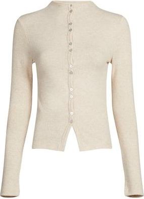 Topshop Cardigan en coton m&eacute;lang&eacute;
