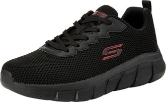 Skechers Mens Bobs B Flex-Cool Edge Sneaker, BBK, 45.5 EU