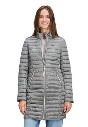 Cartoon Steppjacke Damen mit Rei&szlig;verschlusstaschen
