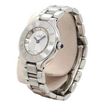 Cartier Montre vintage Pre-owned - Femme - Pre-owned - Gris - Taille: ONE Size