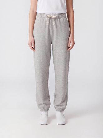 Autry Pantalon de jogging en coton m&eacute;lang&eacute; avec taille &eacute;lastiqu&eacute;e &agrave; cordon