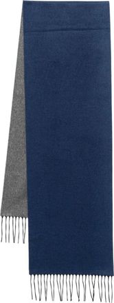 D4.0 Schal mit Logo-Patch - Blau