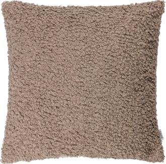 furn. Yard Cabu Kissenbezug - Weicher, grober, strukturierter skandinavischer Bouclé-Bezug (Taupe - 45x45cm)