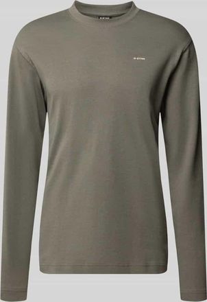 G-Star Langarmshirt mit Logo-Schriftzug