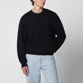 Ami Black Ami De Coeur sweatshirt