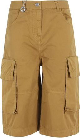 Pinko Pinko, Femme, Shorts, Brun, Taille: 36 FR Albareto Bermuda