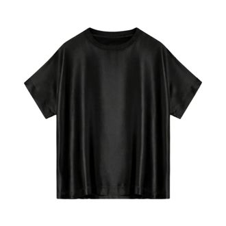 Semicouture Rundhals-T-Shirt - - Tops - Damen - Schwarzk - XL