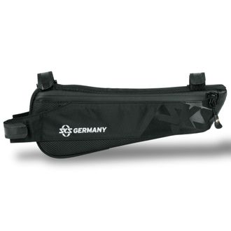 SKS Germany Racer Edge Fahrradtasche f&uuml;r Rennrad, Fahrradzubeh&ouml;r (aerodynamische Tasche mit Klettverschlussbefestigung, laminierter & wasserdichter Rei&szlig;verschluss