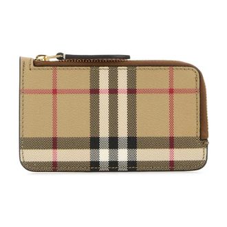 Burberry Femme, Accessoires, Multicolore, Taille: ONE Size Porte-cartes en toile imprim&eacute;e