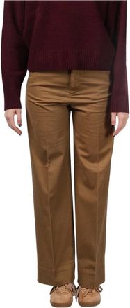 Mason's Pantalon Chino Studio New York - Femme - Pantalons - Brun - Taille: 34 FR