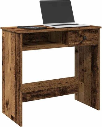 vidaXL Bureau style vieux bois 80x40x75 cm bois ding&eacute;nierie Vidaxl