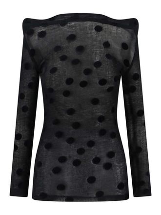 Junya Watanabe Pull Col Rond - Noir
