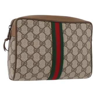 Gucci Pre-owned GG Canvas Clutch - - Pre-owned - Damen - Beige - ONE SIZE