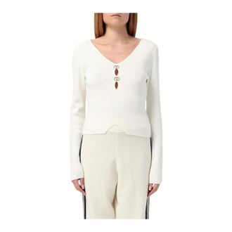 Twinset Damen, Strickwaren, Wei&szlig;, MGr&ouml;&szlig;e