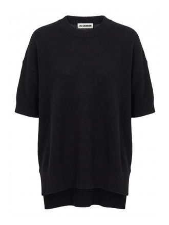 Jil Sander Pull Col Rond - Noir