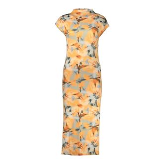 Desigual Martha Langes gemustertes Kleid - - Dresses - Damen - Orange - M