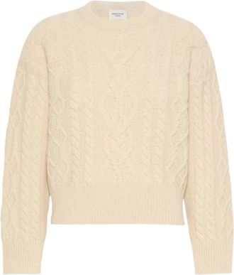 Max Mara Wkdalben Tricot Col Rond - Femme - Pulls - Beige - Taille: 42 FR