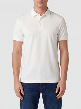 Emporio Armani Polo &agrave; manches courtes en piqu&eacute; de coton