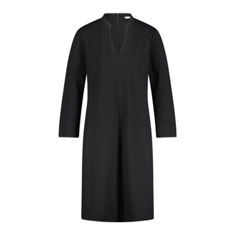 Louis and Mia Femme, Robes, Noir, Taille: 42 FR Robe Midi en Jersey de Viscose