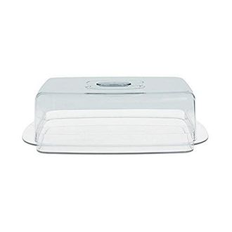 Excelsa Rainbow Couvercle et Assiette &agrave; Fromage Blanc 30 x 17 x 10 cm