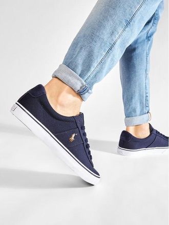 Polo Ralph Lauren Sneakers aus Stoff Sayer 816749369002 Dunkelblau