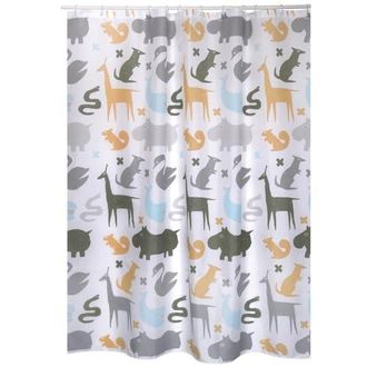 MSV Rideau de Douche polyester180 x 200 cm dedeuche 200 x 180 cm