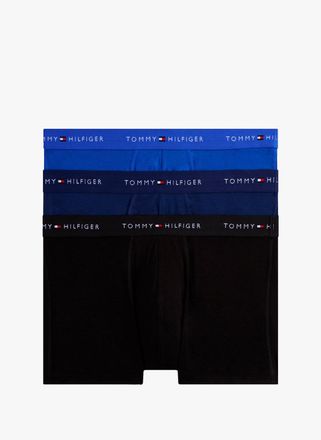Tommy Hilfiger Lot de trois boxers en coton m&eacute;lang&eacute;