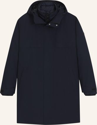 HUGO BOSS Casual Jacke P-Ciato-Goretex Regular Fit blau