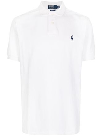 Polo Ralph Lauren polo &agrave; motif Polo Pony brod&eacute; - Blanc