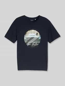 Tom Tailor Regular Fit T-Shirt aus reiner Baumwolle
