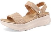 Queen Helena BZ430 Sandales de sport avec semelle orthop&eacute;dique d&eacute;contract&eacute;es pour femme, marron, 37 EU