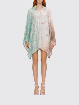 Missoni Mini caftan en viscose avec col en V et d&eacute;tails brod&eacute;s