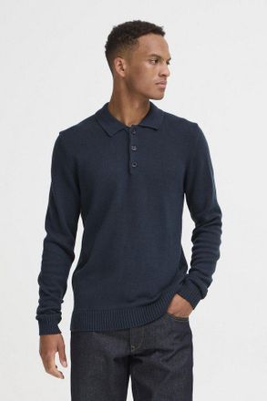 Blend Strickpullover BHDeno Stilvoller Strickpullover mit Polo-Kragen