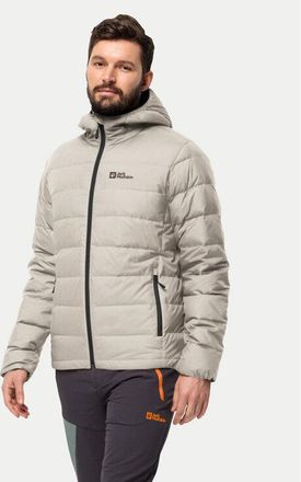 Jack Wolfskin Daunenjacke Ather Down 1207671 Grau Regular Fit