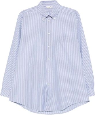 Barena Femme, Blouses et Chemises, Bleu, Taille: 38 FR Camicia a righe bottoni