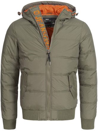 Indicode Herren Adrian ZA Steppjacke in Daunenjacken-Optik | Winterjacke &Uuml;bergangsjacke Army, XXL