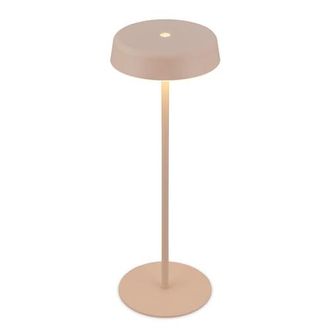 Briloner Lampe de table sans fil LED IP44 avec fonction tactile, dimmable, lumi&egrave;re blanche chaude, 13x36,5 cm, beige