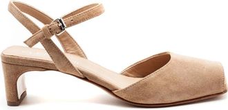Elena Iachi Femme, Chaussures, Beige, Taille: 38 EU E4700Dune Sandale &agrave; talon haut