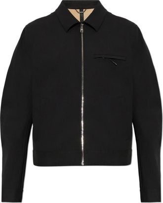 Dolce & Gabbana Homme, Vestes, Noir, Taille: M Veste de pluie zipp&eacute;e sur le devant
