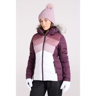 Mountain Warehouse Cascade Skijacke Wattiert f&uuml;r Damen (dunkellila)