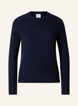 Bogner Schurwoll-Kaschmir-Pullover Vanessa blau