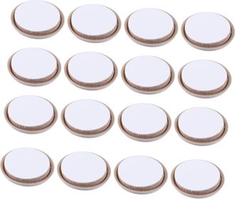 DOITOOL 16 Stück Teiliges Rund Selbstklebend Geräuschdämpfende Schutzmatten für Stuhl Tischbeine Langlebige Bodenschoner für Holz Fliesen Vinylböden